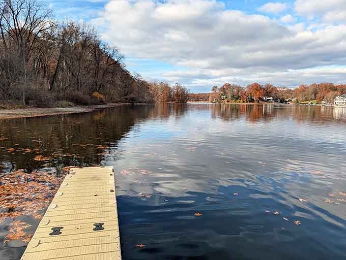 Portage Lakes State Park provides waterfront serenity without the waterfront price tag, making retirement dreams surprisingly achievable here.