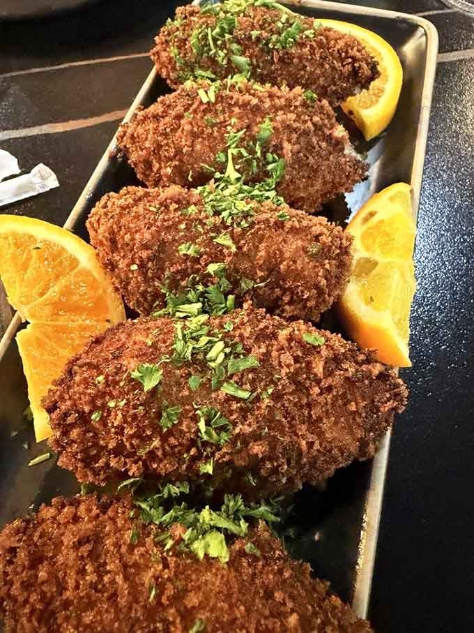 Golden jalapeño croquettes that bring the heat without requiring a fire extinguisher on standby nearby.