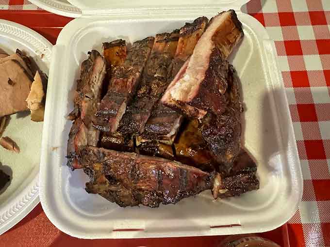 A full rack of ribs that proves Minnesota can go toe-to-toe with any barbecue state in the nation.