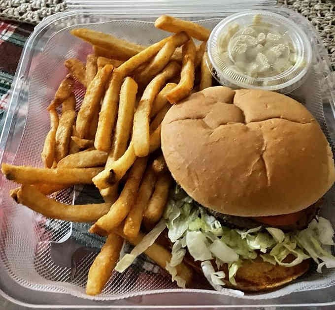 Golden fries piled next to a juicy burger is the kind of classic combo that never goes out of style.