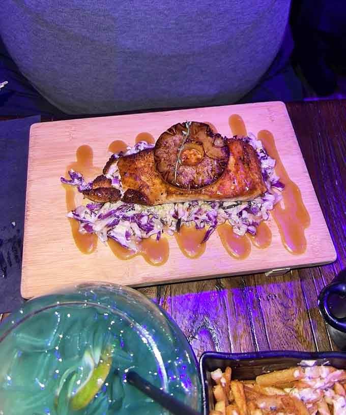 Bloom's Big Fish gets plated with artistic precision that would make any food photographer weep with joy.