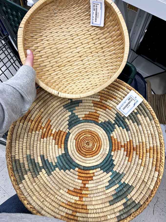 These handwoven baskets bring artisan style to your home without the artisan price tag attached.