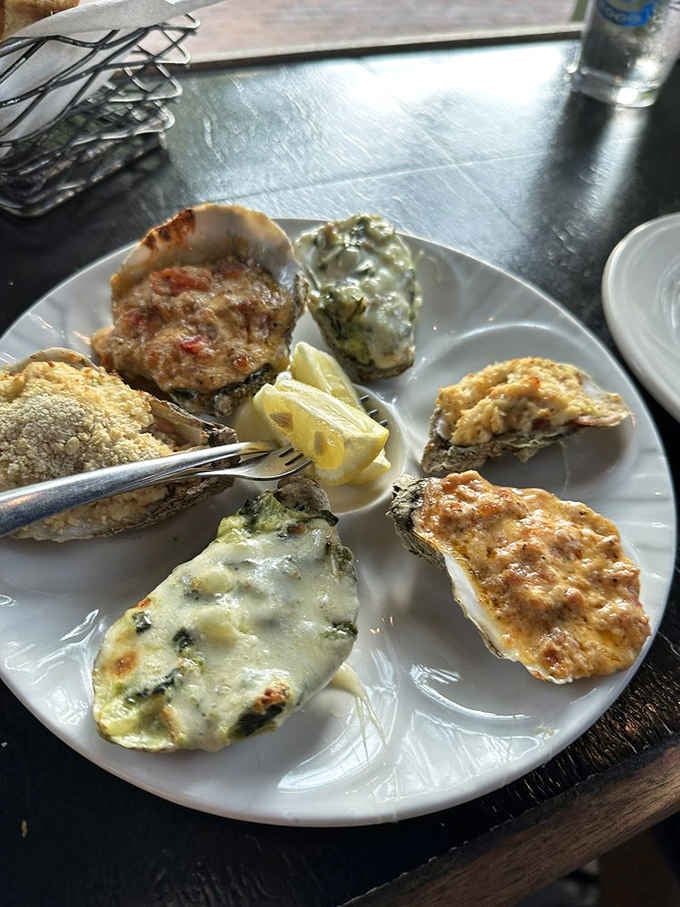 These baked oysters topped with savory goodness are basically edible proof that innovation and tradition can coexist beautifully.
