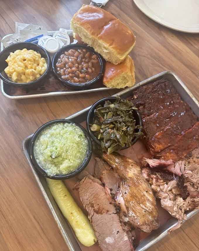 This tray of smoky perfection with all the fixings looks like someone's winning lottery ticket.