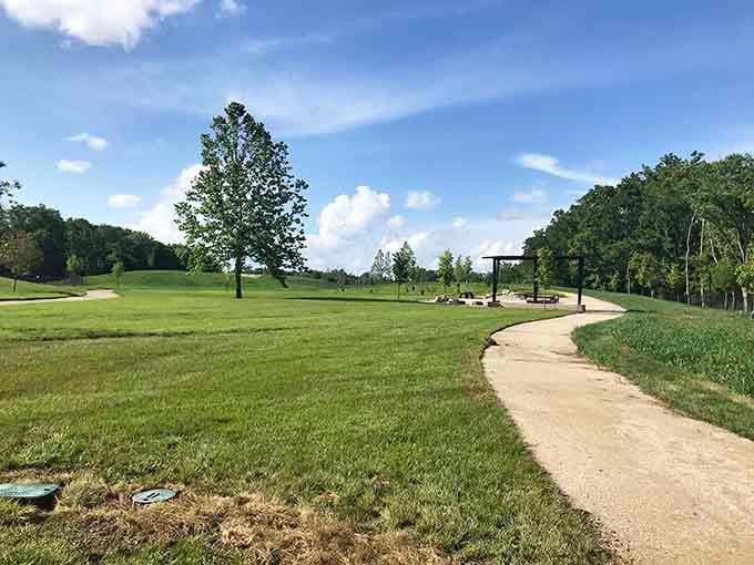 Switchyard Park's trails wind through green spaces where your daily walk becomes an actual pleasure, not a chore.