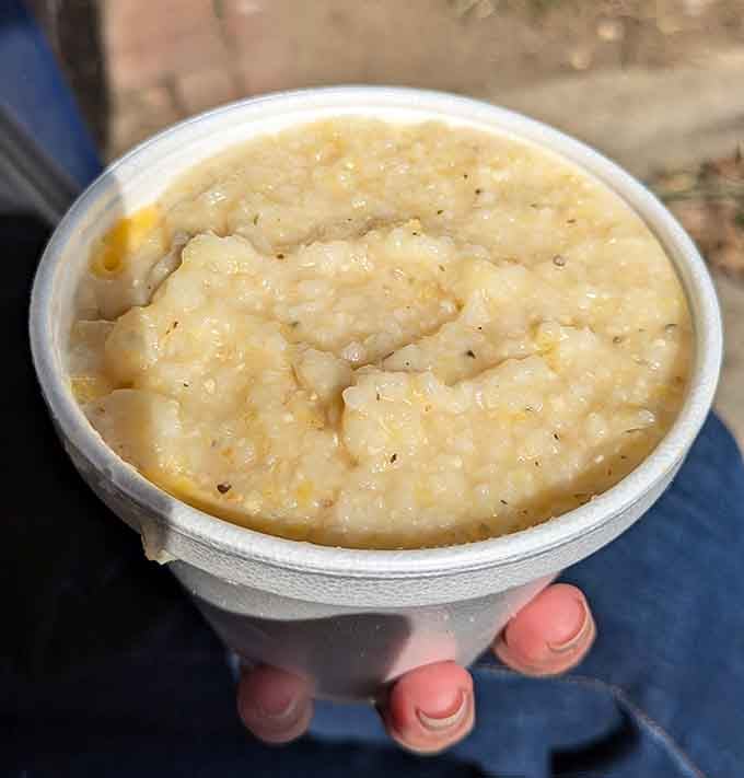 Creamy grits that prove some traditions exist because they're absolutely, undeniably correct.