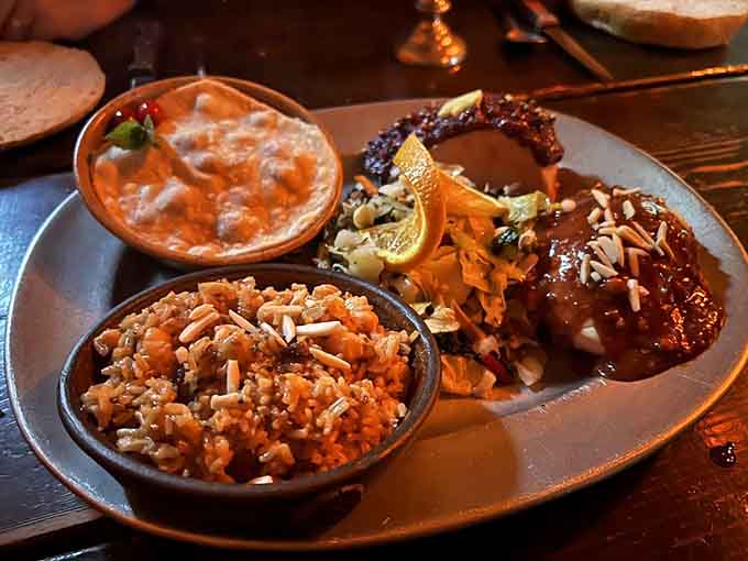 Multiple courses on rustic pottery because apparently medieval folks understood the importance of variety and presentation.