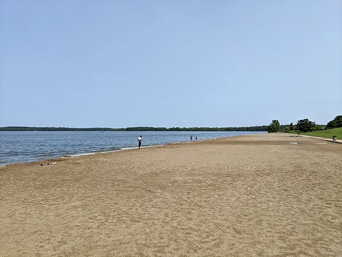 A beach so inviting, you'll wonder why you've been driving hours to find sand and water elsewhere.