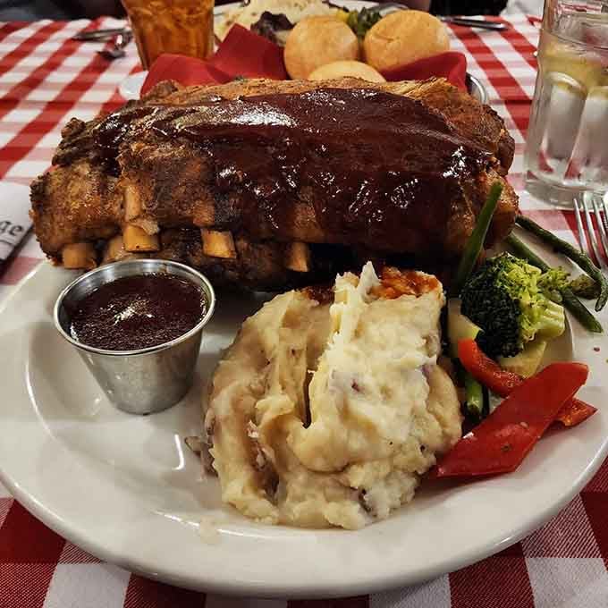 These ribs are so massive and tender, they make Fred Flintstone's prehistoric portions look like appetizers by comparison.