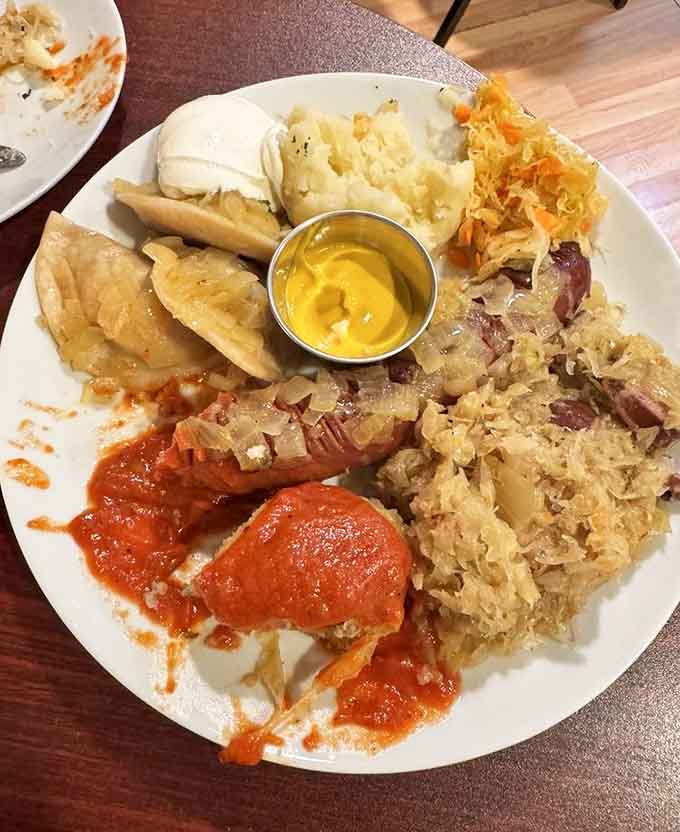 A sampler plate that's basically a tour of Poland without the jet lag or passport requirements, just pure deliciousness.