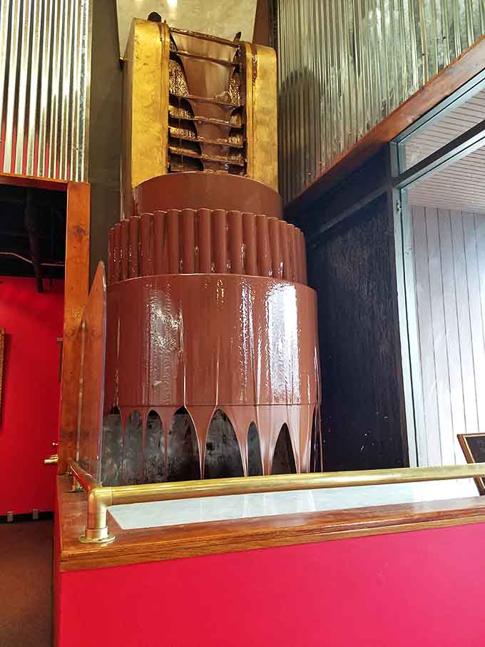 That chocolate fountain isn't just decoration, it's a working monument to humanity's greatest achievement: melted cocoa.