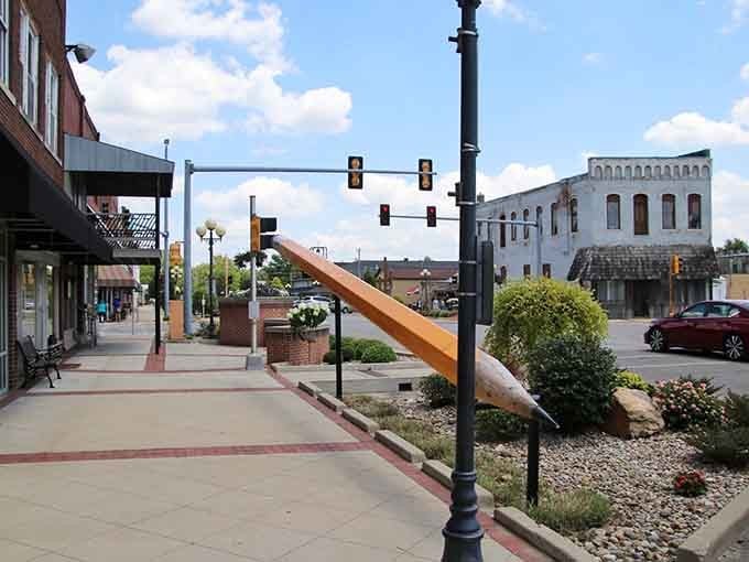 This pencil could write a novel in one stroke, assuming you had a giant hand to hold it.