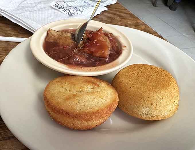 These aren't just cornbread muffins; they're little golden domes of Southern comfort begging for butter and strawberry preserves.
