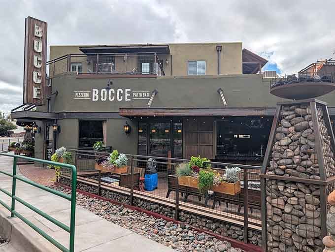 Italian comfort food awaits at this charming spot where pizza and bocce ball create the perfect afternoon combination.