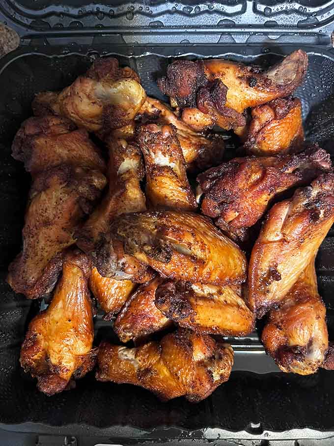 Flash-fried smoked wings that get the best of both worlds, crispy outside with that deep smoky flavor locked inside.