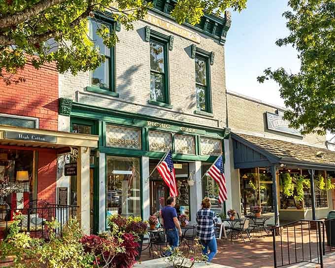 Downtown shops beckon with promises of unique finds and treasures you didn't know you needed.