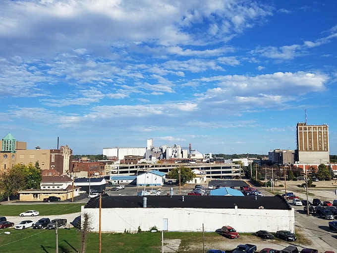 The Danville skyline stretches out with room to breathe, unlike those cramped cityscapes where buildings practically touch elbows.