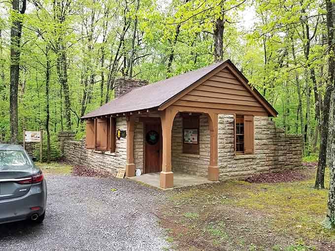 The Civilian Conservation Corps museum stands as a tribute to the folks who built this paradise during the 1930s.