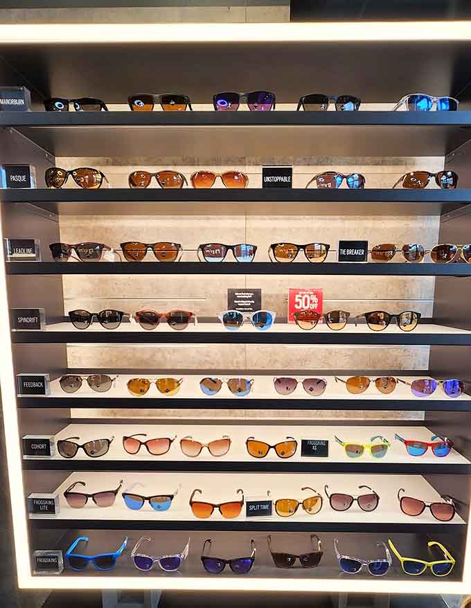 Sunglasses organized by lifestyle choice, from "sporty weekend warrior" to "I forgot where I parked."