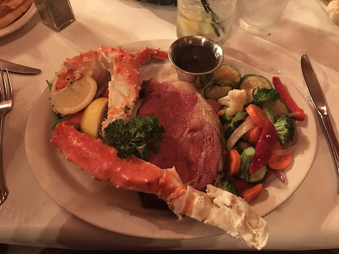 When prime rib meets king crab legs, you've got a surf and turf combo worthy of celebration.
