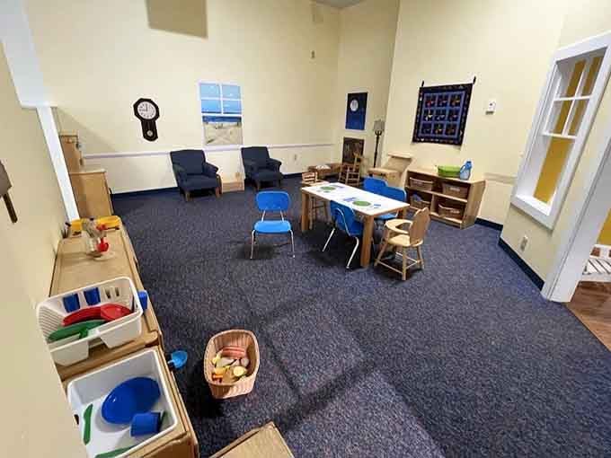 This isn't your grandmother's playroom, unless your grandmother was really into interactive learning and had excellent taste.