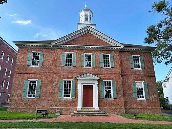 The 1767 Courthouse has seen more American history than your entire family tree combined, probably.