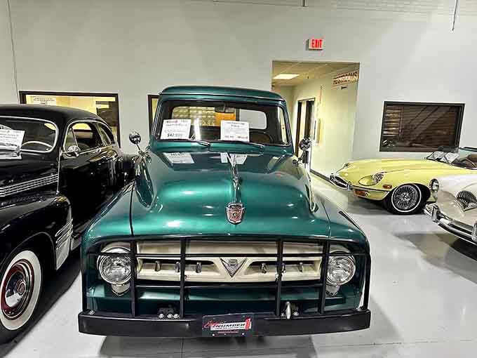 That Ford pickup is cooler than anything rolling off assembly lines today, and it knows it.