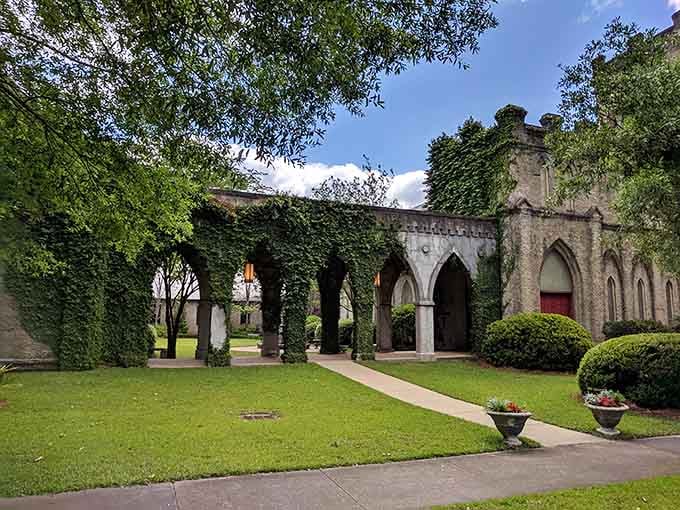 St. James Episcopal Church's Gothic arches create shadows and light that photographers dream about capturing perfectly.