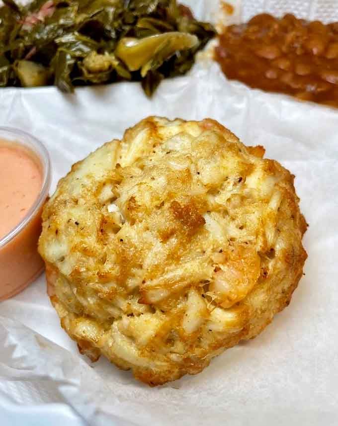 The shrab cake is Maryland's delicious secret &ndash; shrimp prepared crab-style, and it's absolutely magnificent on a plate.