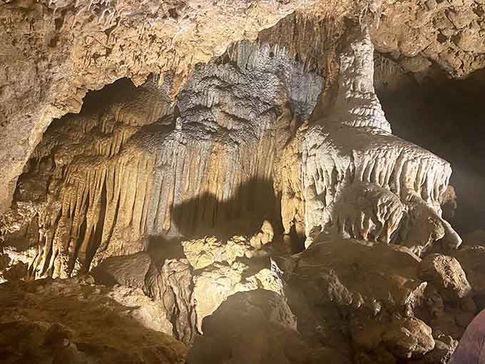 Millions of years of patient dripping created this masterpiece—talk about taking your time with interior design.