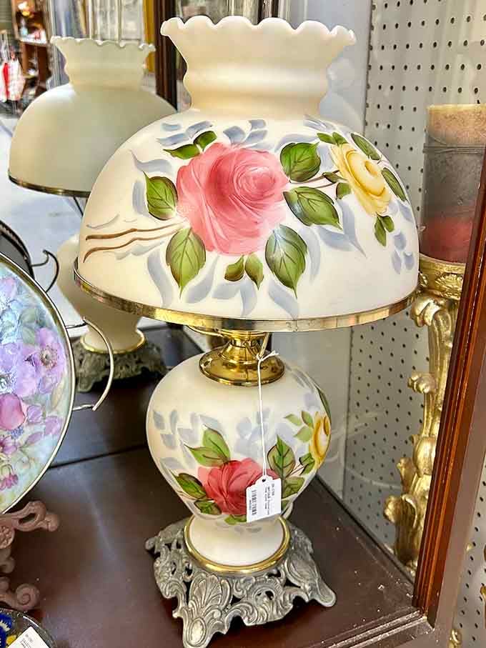 Floral lamps that would make your grandmother smile and your living room infinitely more charming instantly.