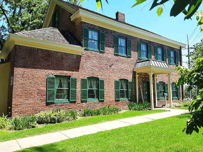 Historic homes with green shutters remind you that Florissant's been charming visitors since the 1800s.