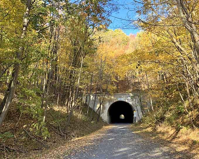 This tunnel through the mountains makes you feel like you're entering Narnia, minus the talking lions and wardrobe.