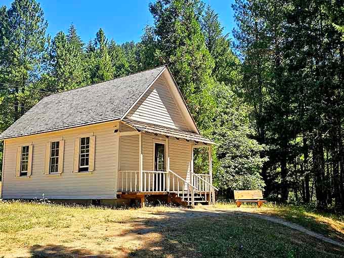 This one-room schoolhouse proves that great education doesn't require a gymnasium or computer lab.