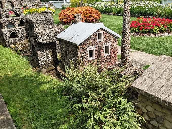 Winding paths lead you deeper into this handcrafted wonderland where every turn brings another "wait, is that real?" moment.