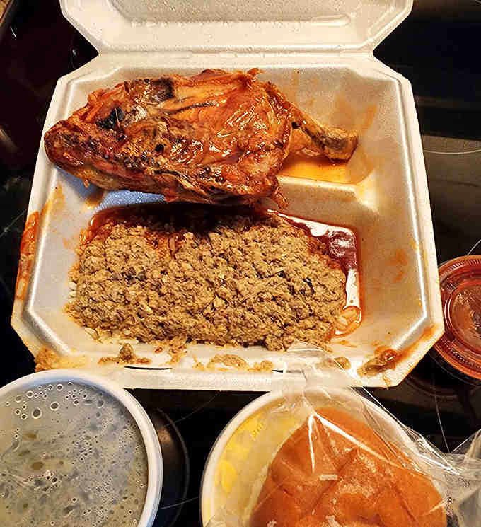 That golden, smoky chicken could make a vegetarian seriously reconsider their life choices for a moment.