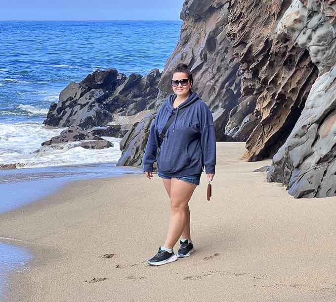 Standing beside these layered cliffs is like posing next to millions of years of Earth's greatest hits.