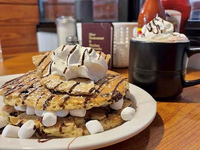 S'mores pancakes bring the campfire indoors, minus the smoke and the uncle telling the same ghost story again.