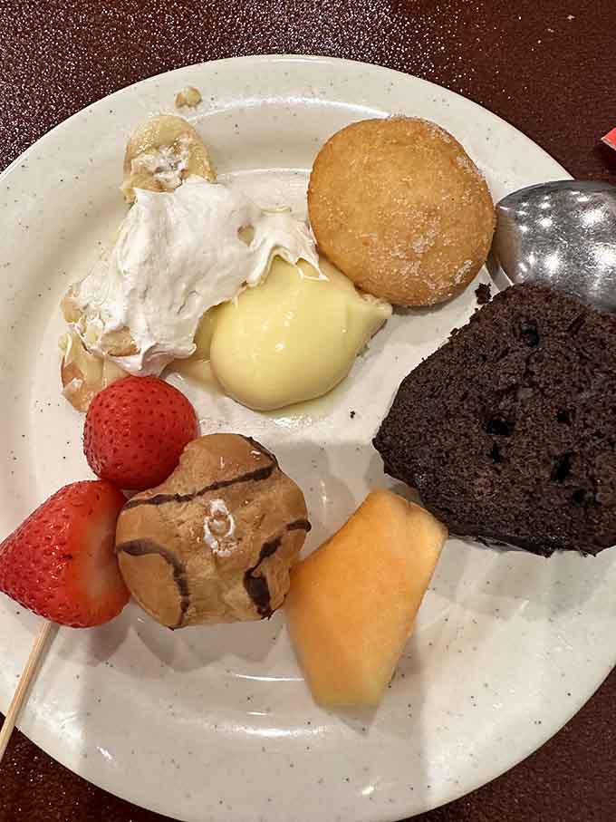 A dessert sampler that proves you can absolutely have it all, nutritionists be darned, this is living.
