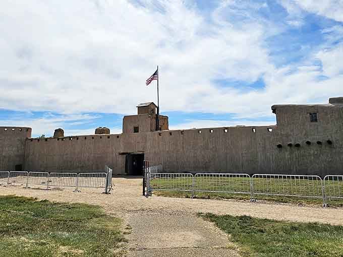 Bent's Old Fort rises from the prairie like a time machine made of adobe and historical accuracy.