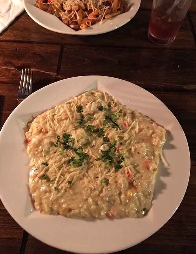 Seafood risotto proves Italian technique and Louisiana soul food can create something magical together when they meet properly.