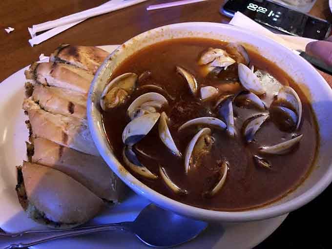 A steaming bowl of clams that'll transport you straight to the coast, no traffic required.