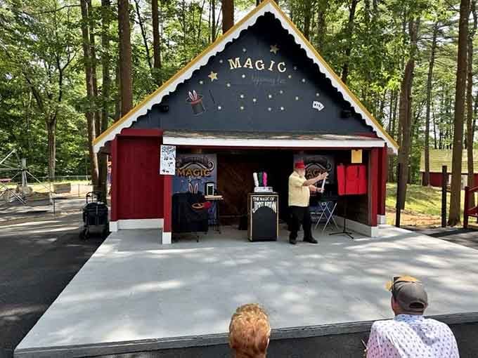 Live magic shows bring wonder to wide-eyed audiences, proving some enchantment doesn't require special effects or CGI.