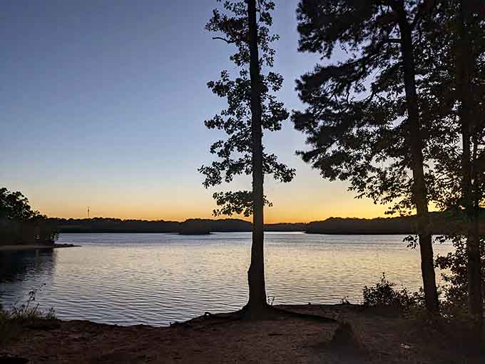 Sunsets like this are why people write songs about lakes, even if most of those songs aren't very good.