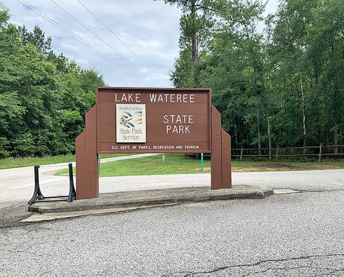 The welcome sign promises adventure without requiring a passport or dealing with airport security lines worth celebrating.