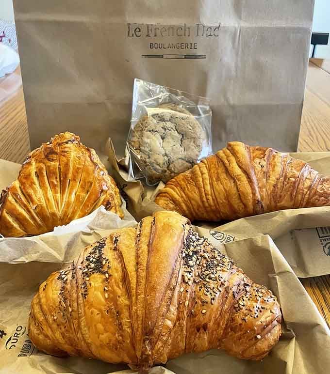 A pastry lineup that would make any Parisian caf&eacute; jealous, each one more tempting than the last bite.