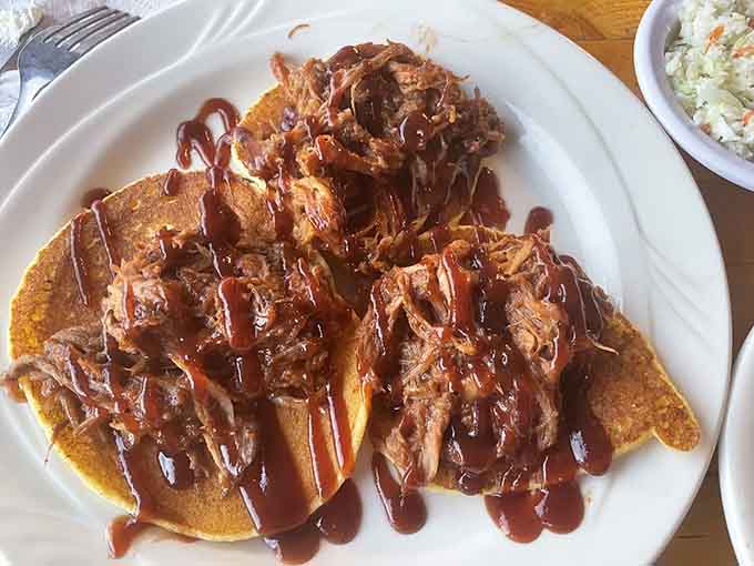 Hillbilly Tacos: where cornbread meets pulled pork in the most delicious cultural mashup Kentucky ever invented.