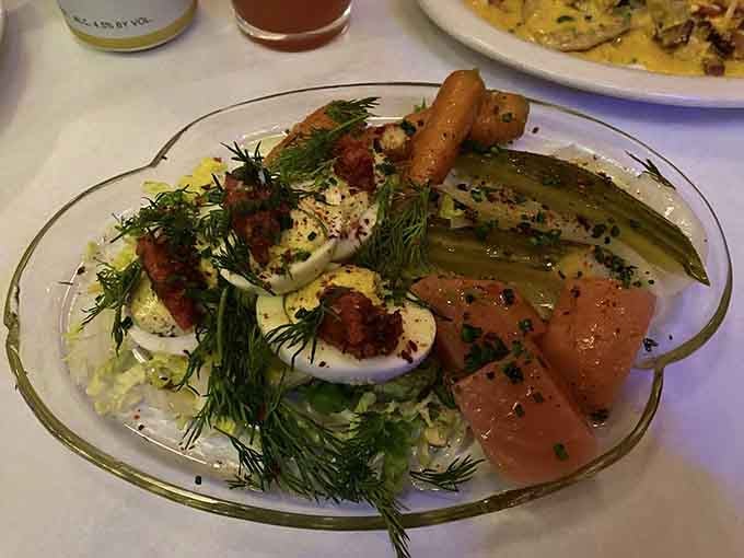 Asparagus, eggs, and smoked fish arranged like edible art, because vegetables deserve to look this good on a plate.