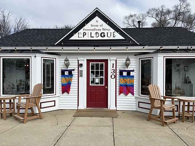 Extraordinary things hide in ordinary buildings, and this white cottage proves the point with style.