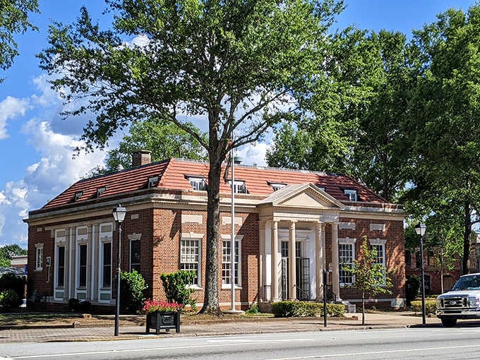 This post office building has more character in its brickwork than most modern cities have in their entire skyline.